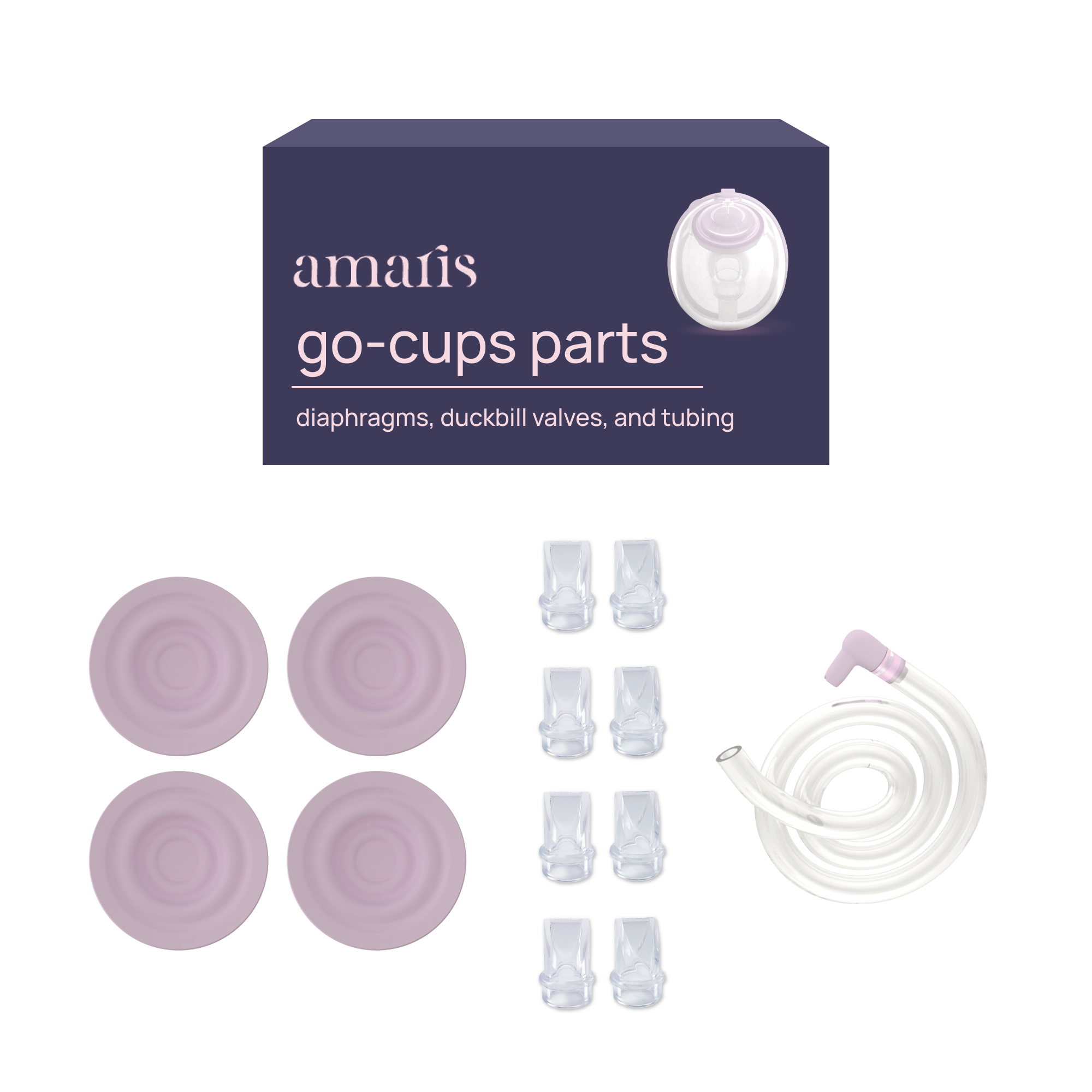 Amaris Go-Cups Collection Cups Sixth Month Replacement Part Kit
